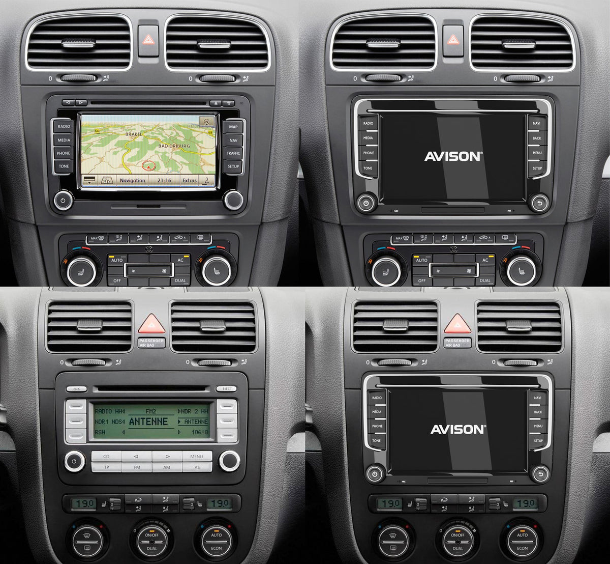 Navigation for VW Seat & Skoda 7" | CarPlay | Android Auto | DAB | 4 C